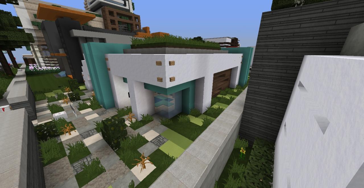 Curve A Minimalistic House Minecraft Map