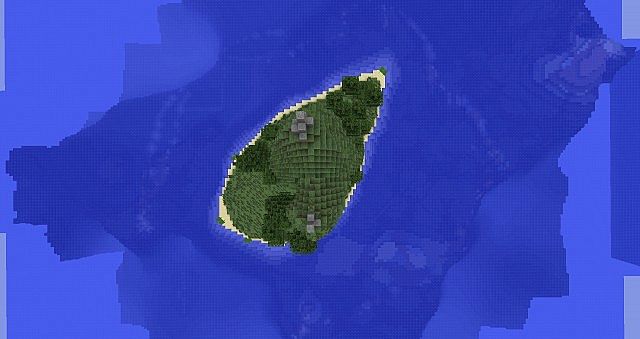 Small island Minecraft Map