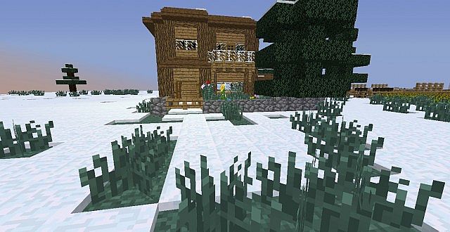 ~Small House with Farm & Animals~ Minecraft Map