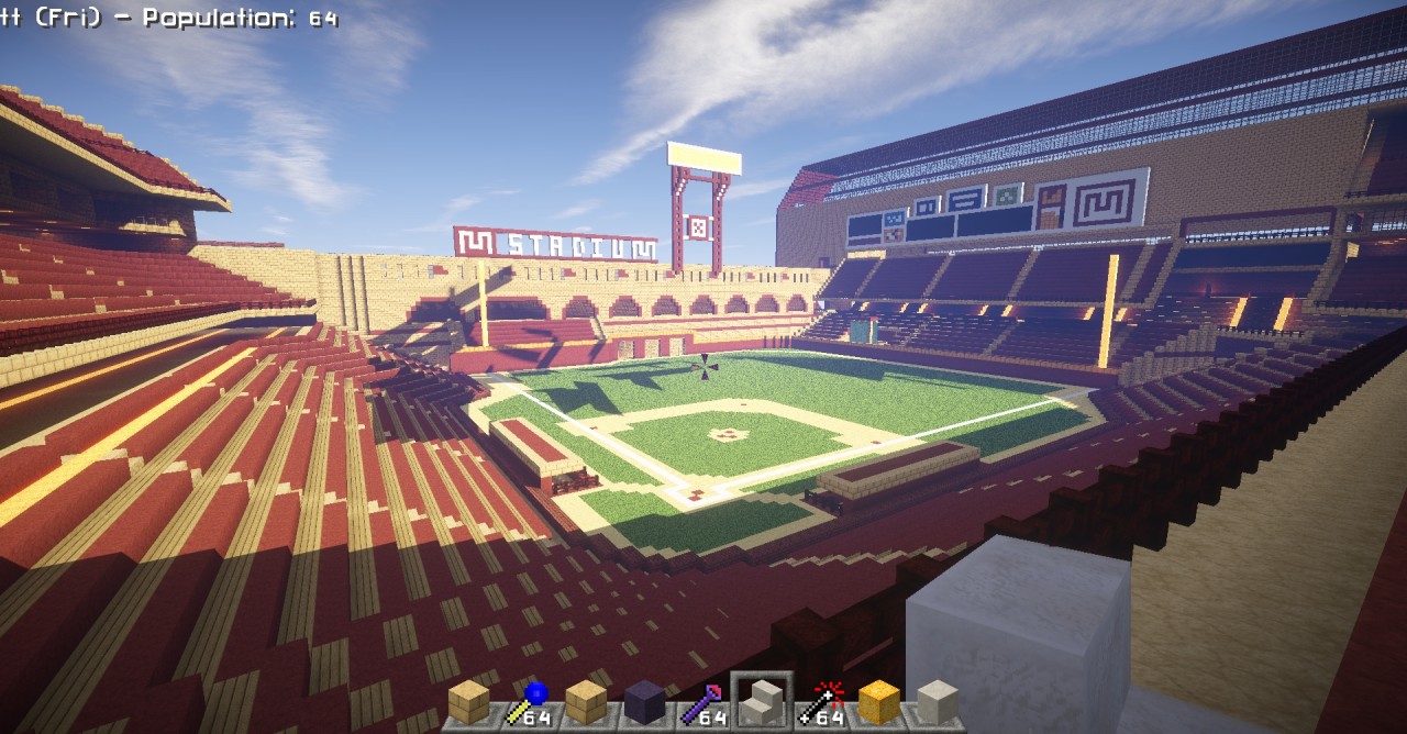 Baseball Stadium 2.0 (Houston Astros) Minecraft Map