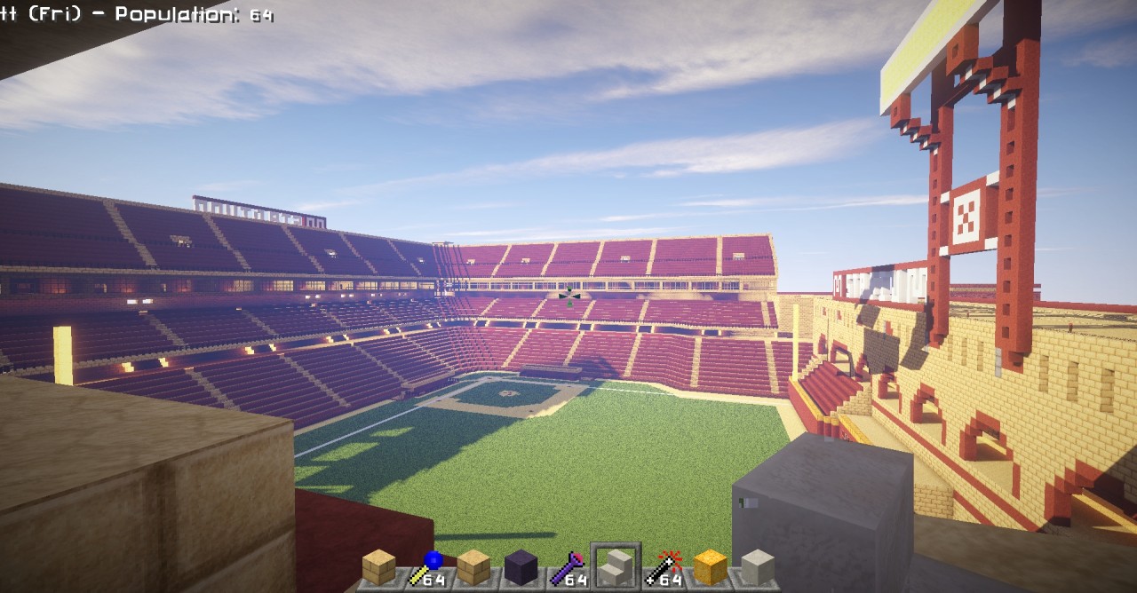 Baseball Stadium 2.0 (Houston Astros) Minecraft Map