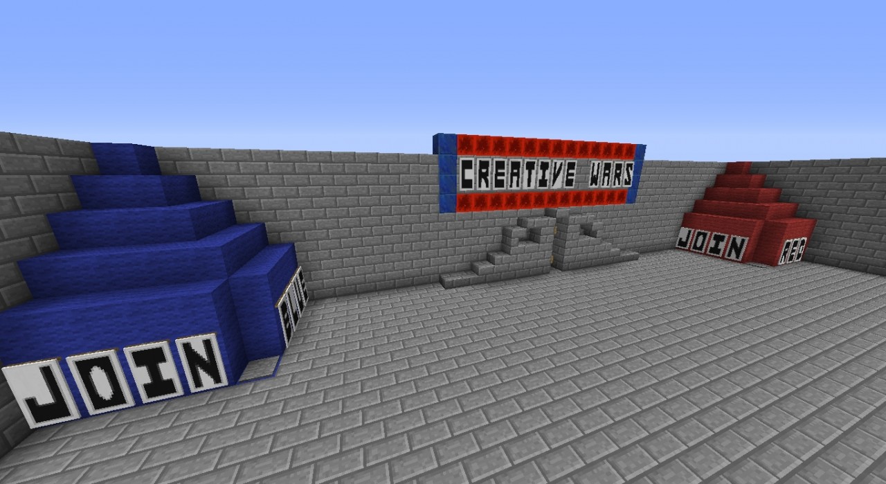 Creative Wars! Original Mini-Game! Minecraft Map