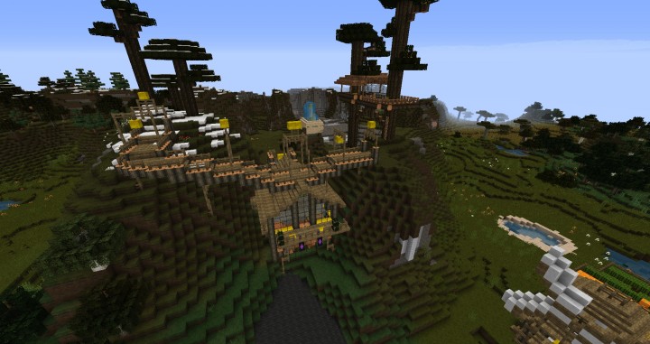 Medium Sized Survival Town Minecraft Map