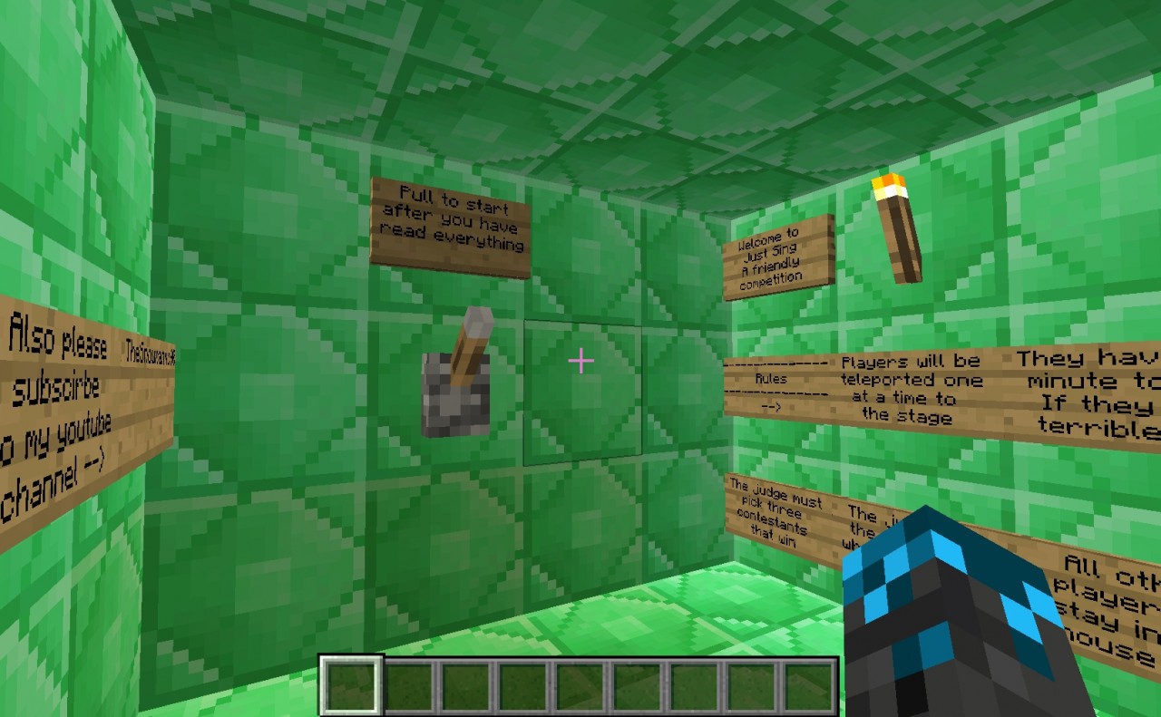 Just Sing Minecraft Map