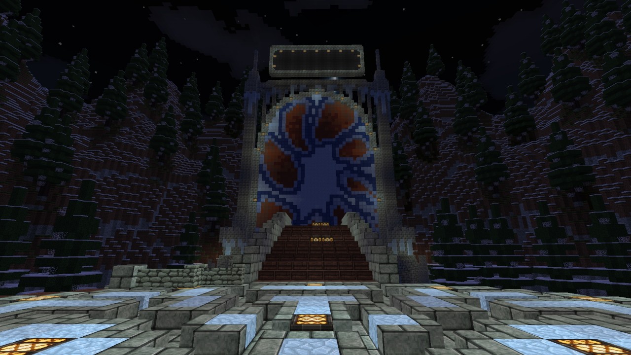 [Server Hub] Free download, Ice themed. Minecraft Map