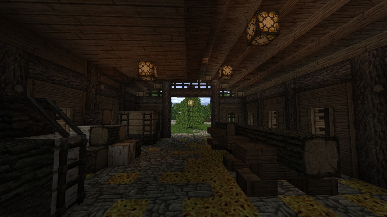 Littlle sawmill with lumber camp Minecraft Map