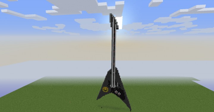 "V" Guitar Minecraft Map