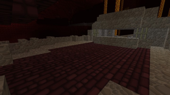 Practical good-looking survival nether base Minecraft Map