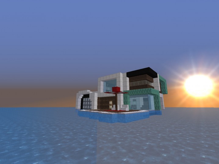 Ocean house Minecraft Map