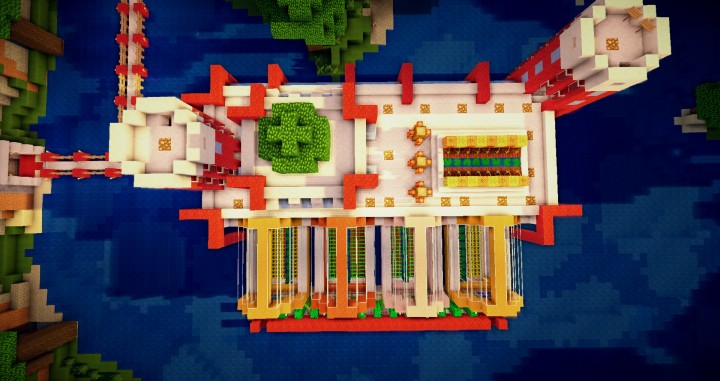 Semi Underwater Modern Farm Base Download Minecraft Map