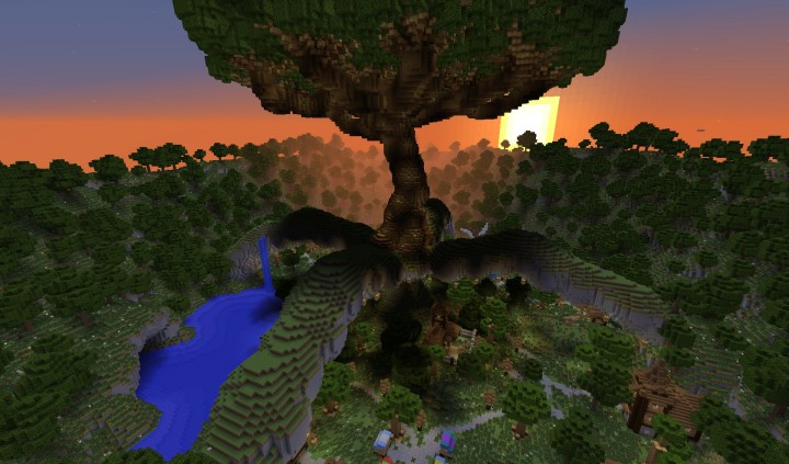 [Elegor]Elven tree village V:4 Minecraft Map