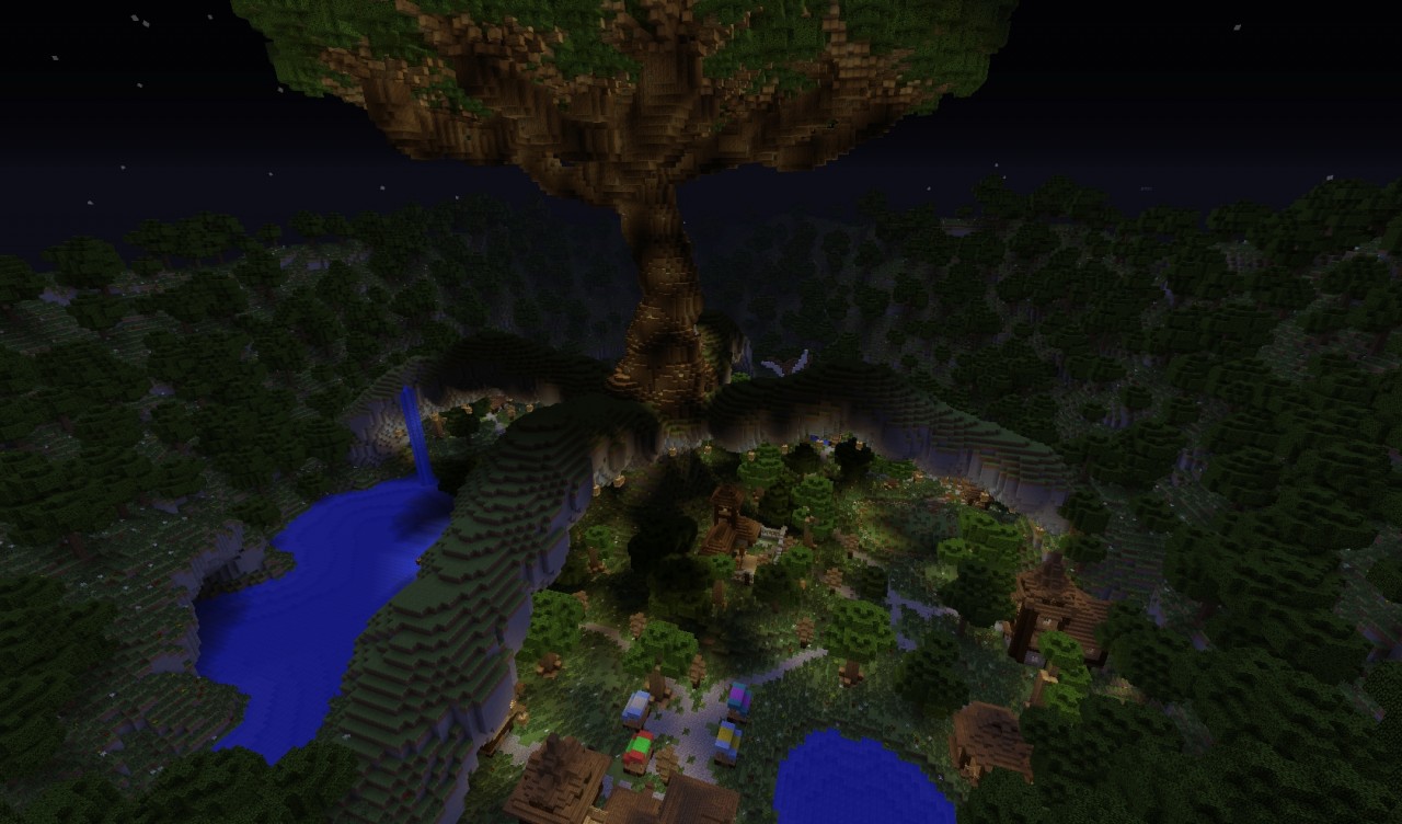 [Elegor]Elven tree village V:4 Minecraft Map