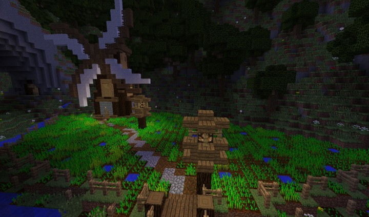[Elegor]Elven tree village V:4 Minecraft Map