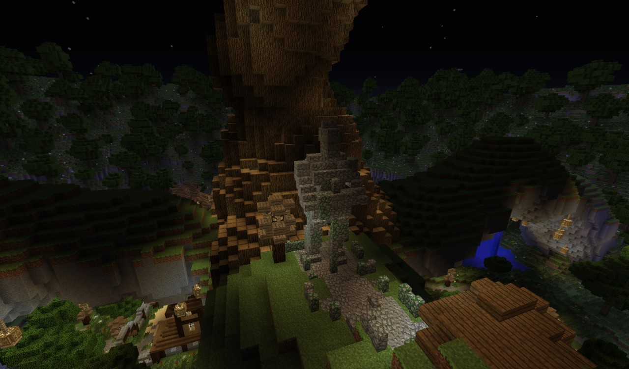 [Elegor]Elven tree village V:4 Minecraft Map