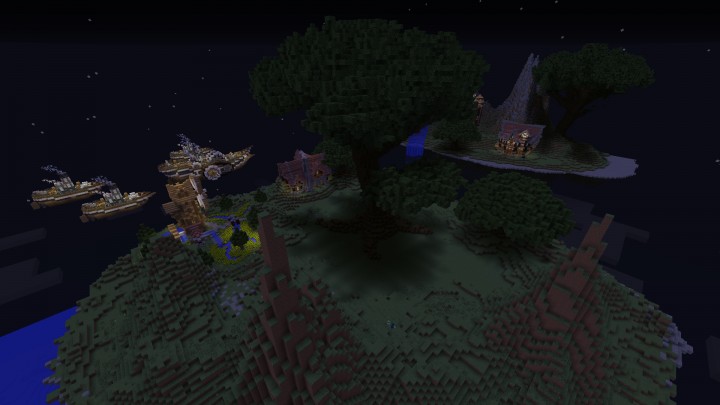 Custom Survival Island Minecraft Map