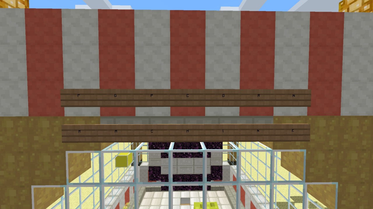 Awesome and Giant Popcorn Machine! Minecraft Map