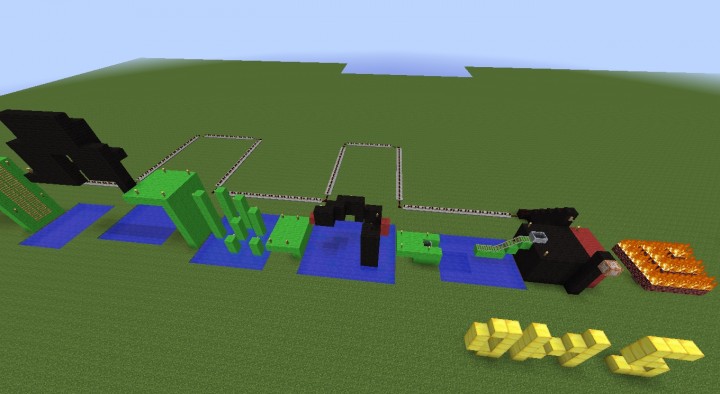 Ninja warrior Minecraft Map