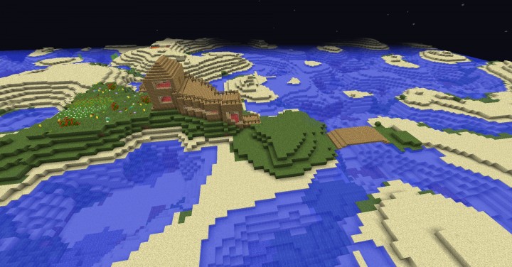 Lake side house Minecraft Map