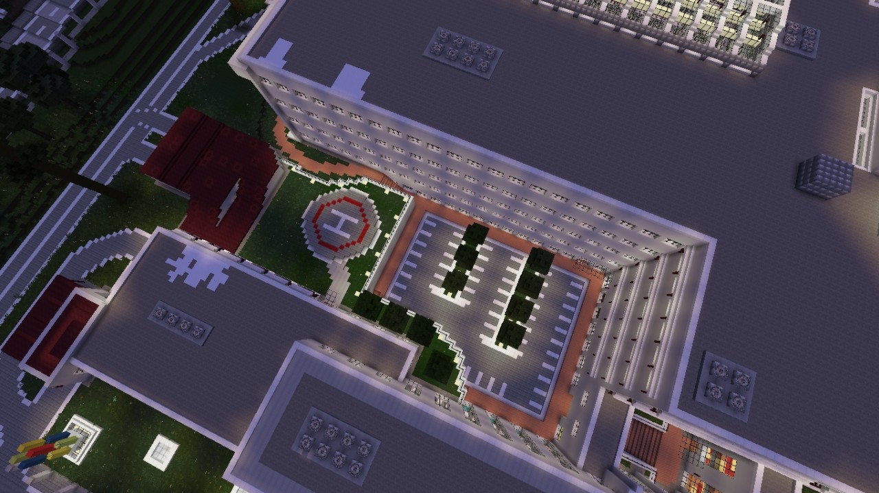 HOSPITAL (fully equipped) Minecraft Map