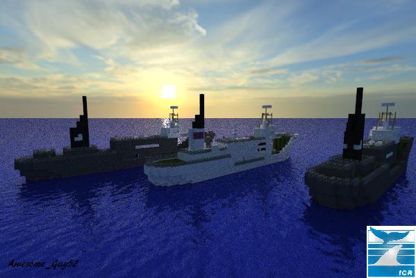 ICR Harpoon Ships [1:1 Scale] Minecraft Map