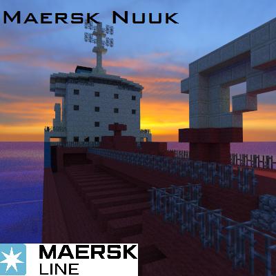 Maersk Nuuk [1:1 Scale Oil Tanker] Minecraft Map