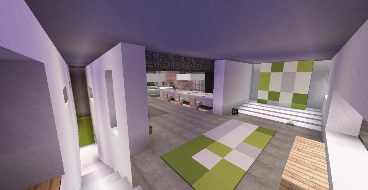 | Flow | Minimalist house | Minecraft Map