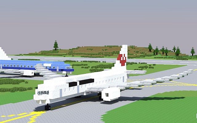 Boeing 787 Dreamliner(7 Liveries) Minecraft Map