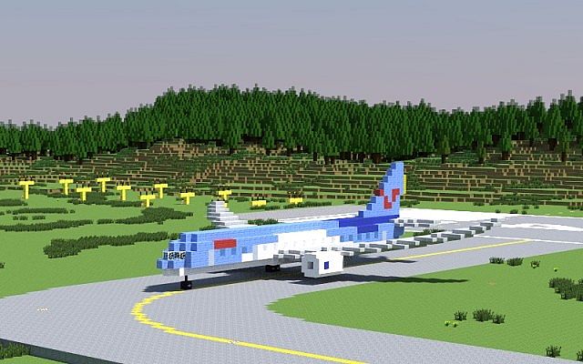 Boeing 787 Dreamliner(7 Liveries) Minecraft Map