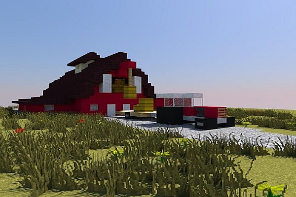 American styled barn Minecraft Map