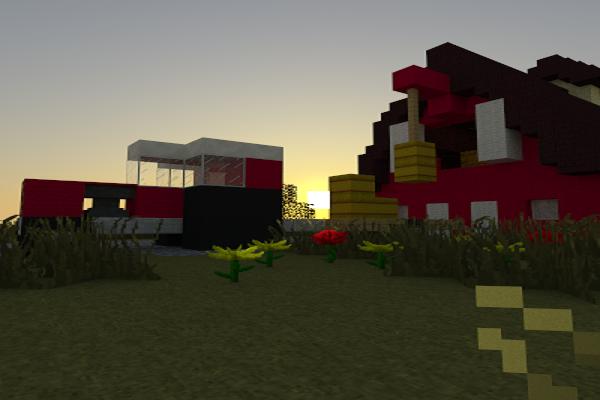 American styled barn Minecraft Map