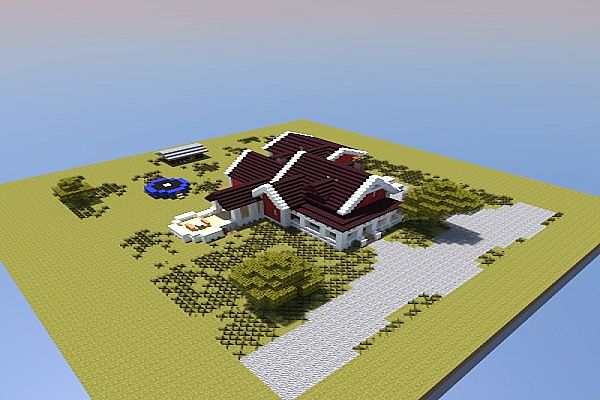 American styled house Minecraft Map