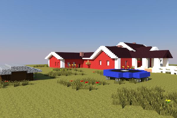 American styled house Minecraft Map