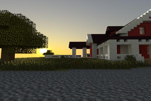American styled house Minecraft Map