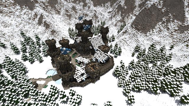 Servina Snowvalley & Castle (Winterspecial) Minecraft Map