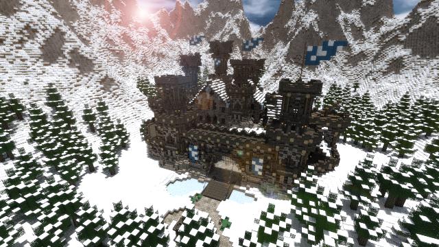 Servina Snowvalley & Castle (Winterspecial) Minecraft Map