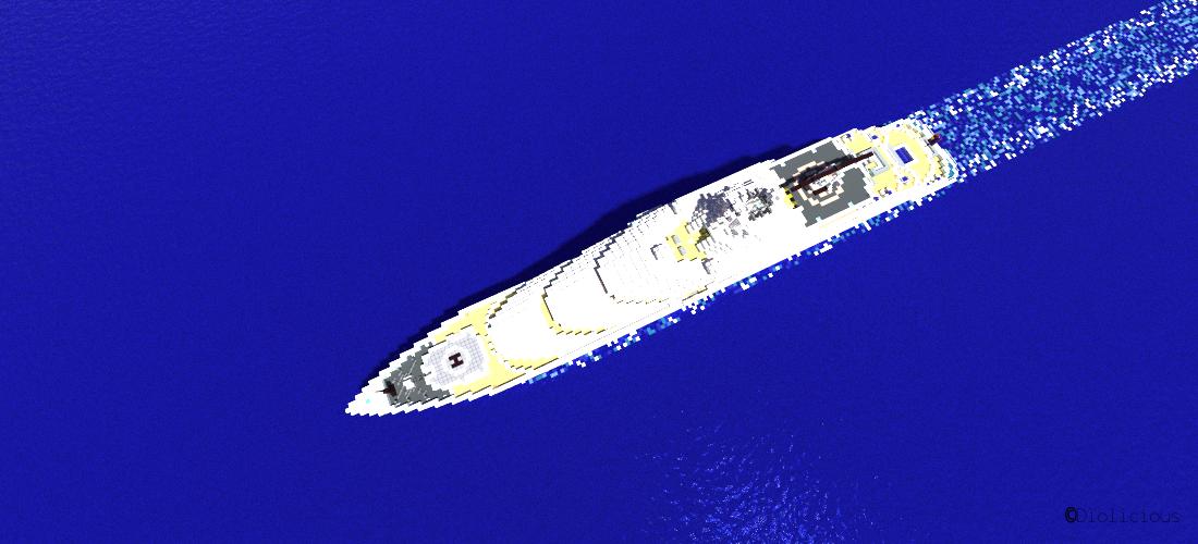 M/Y Eclipse SuperYacht Minecraft Map