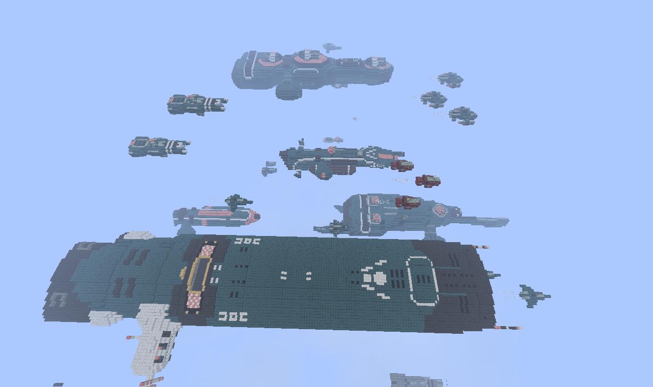 Homeworld 2 Fleet [March Update] Minecraft Map