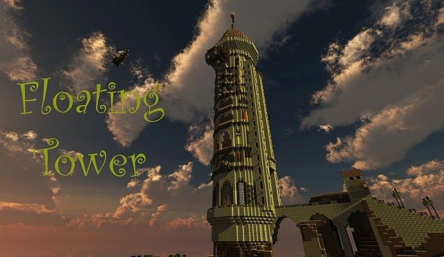 Epic Flying Tower || Cinematic Minecraft Map