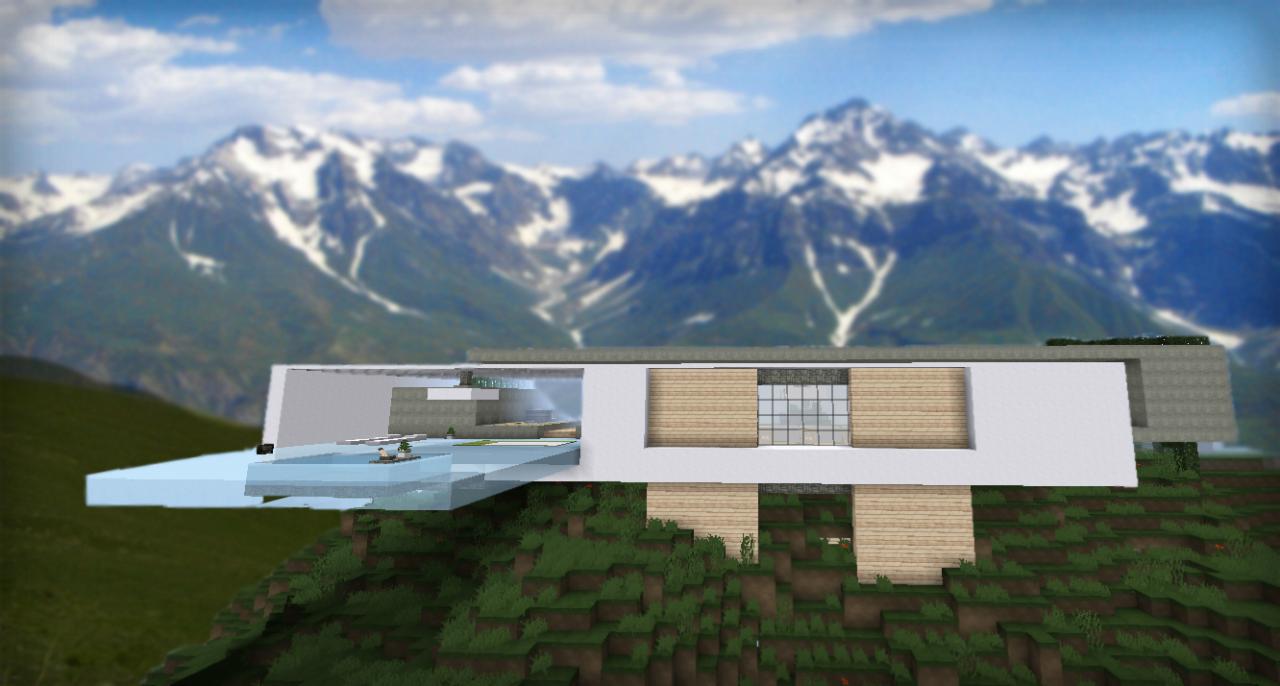 | Flow | Minimalist house | Minecraft Map