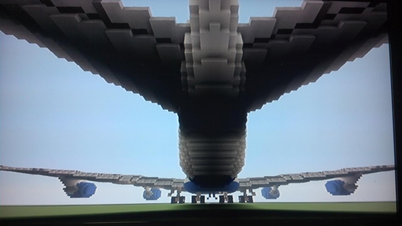 boeing 747-400 Delta Airlines Minecraft Map