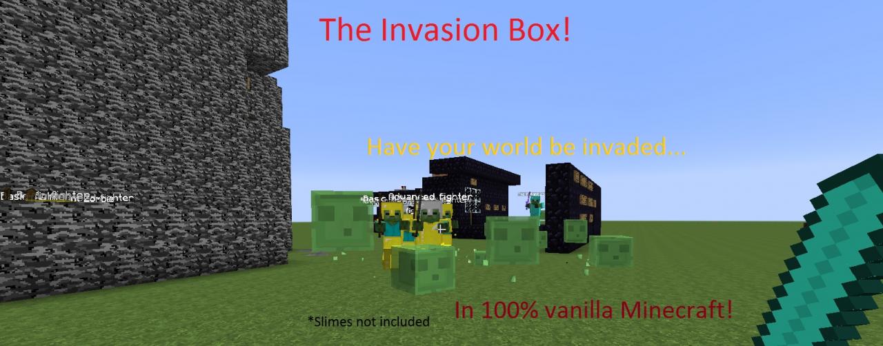 The Invasion Box (Vanilla Minecraft Invasions!) Minecraft Map