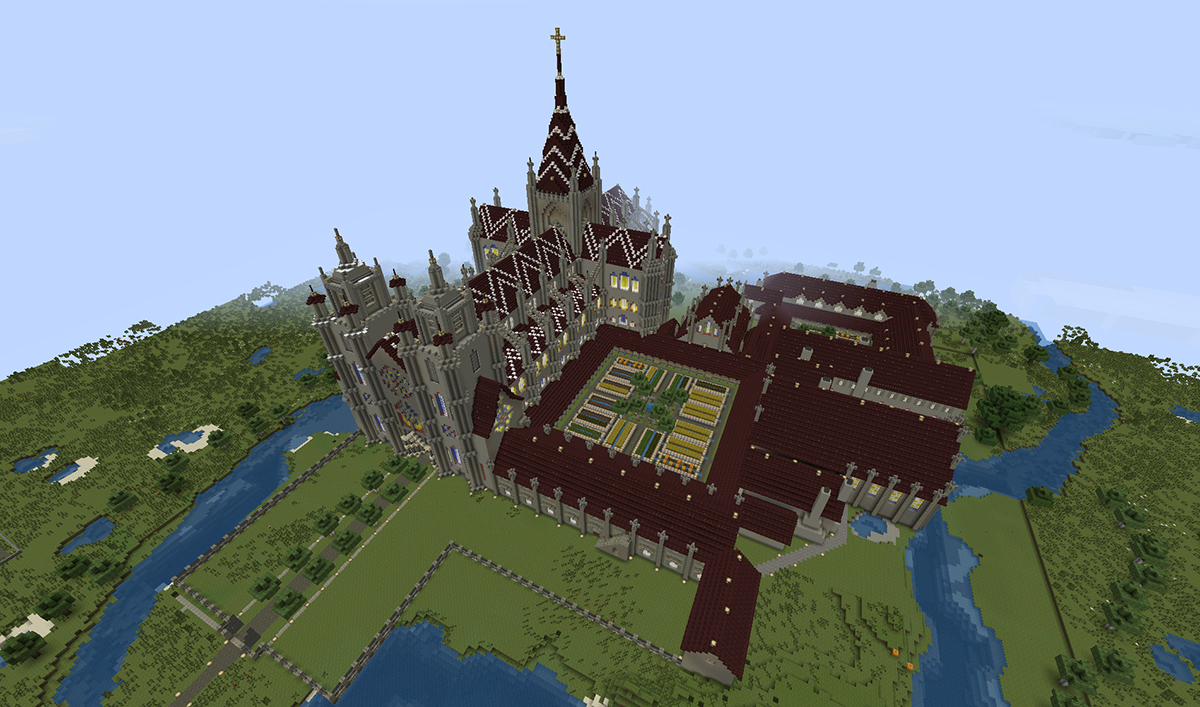 Medieval Abbey Minecraft Map