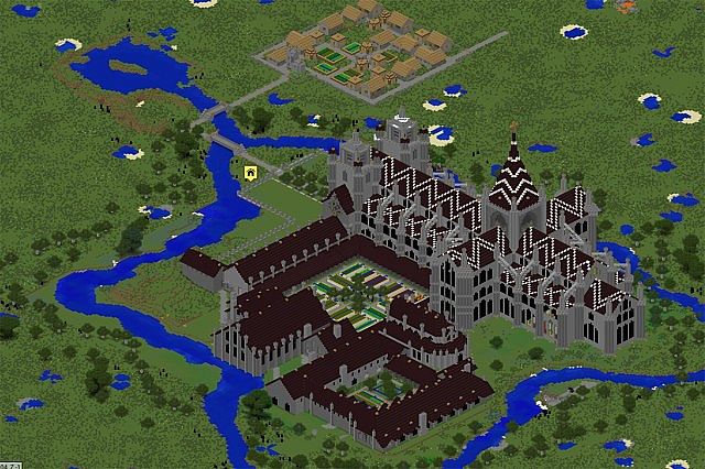 Medieval Abbey Minecraft Map