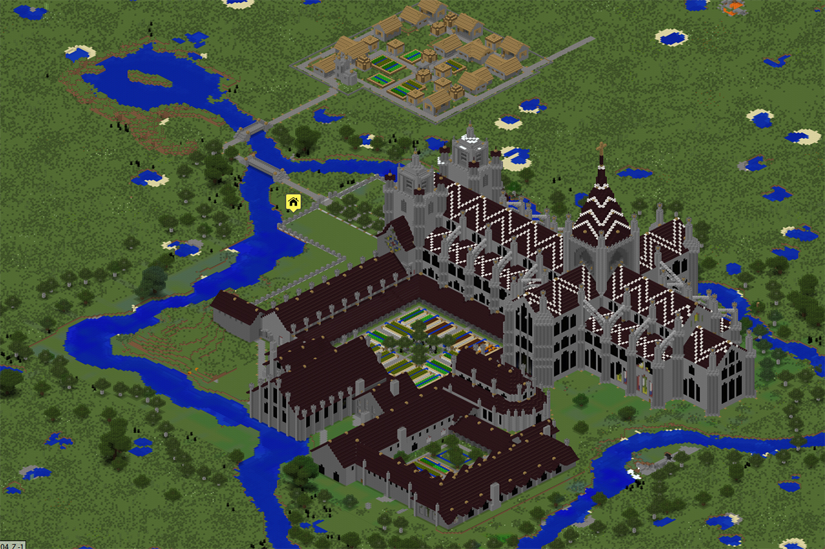 Medieval Abbey Minecraft Map