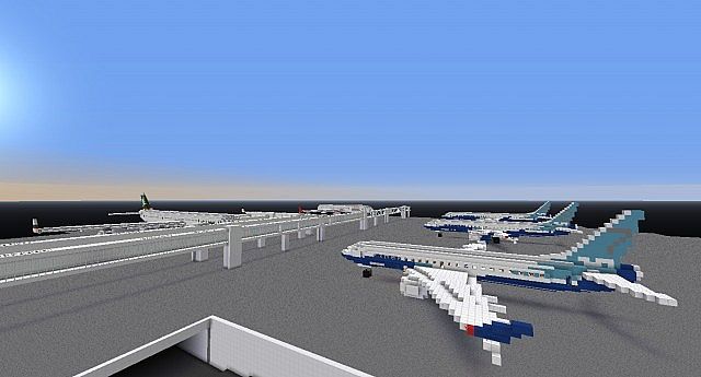 Boeing 737 MAX (Dreamliner) Minecraft Map