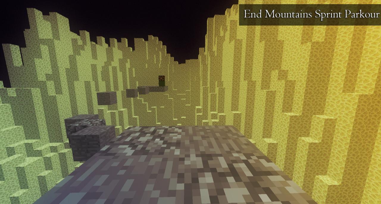 End Mountains Sprint Parkour [1.6.2+] Minecraft Map