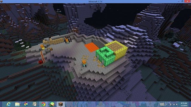 Holographic World Adventure Map for 1.7.4 Minecraft Map