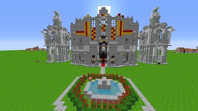 modern castle Minecraft Map
