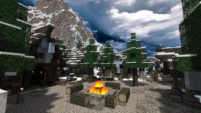 Servina Snowvalley & Castle (Winterspecial) Minecraft Map