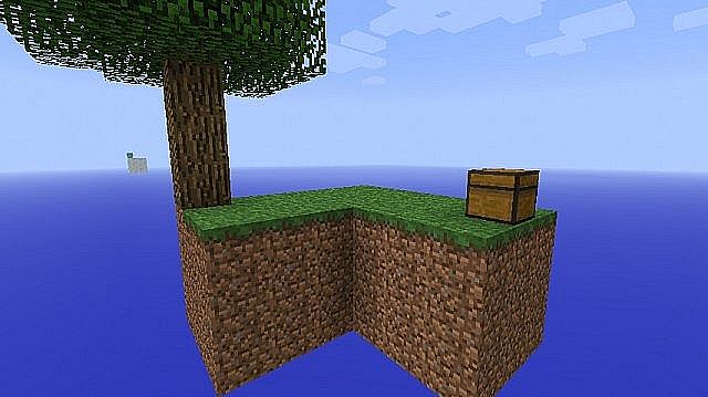 sky block 2.1 Minecraft Map